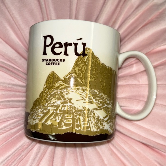 Starbucks | Kitchen | Rare Starbucks Peru Mug 6 Oz Collectible Machu ...